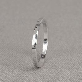 Ring shiny zilver smal